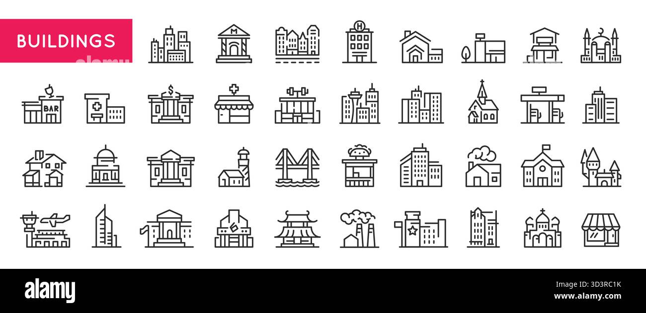 Buildings center Cut Out Stock Images & Pictures - Alamy