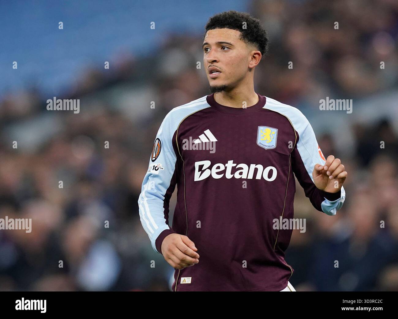 Birmingham, England, 6th November 2025. Jadon Sancho of Aston Villa ...