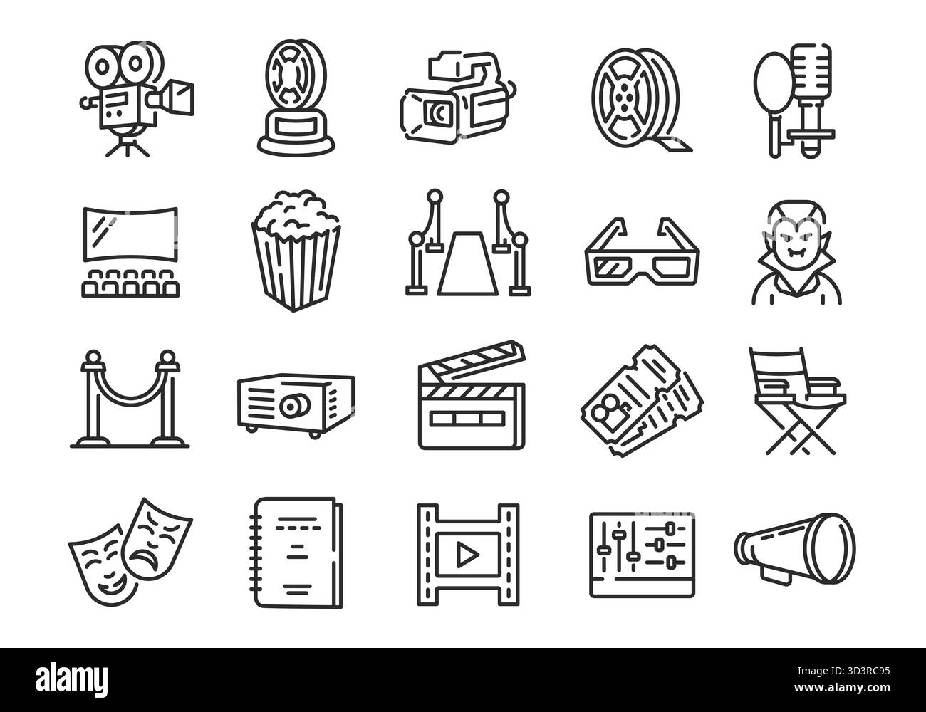 Studio show set Black and White Stock Photos & Images - Alamy