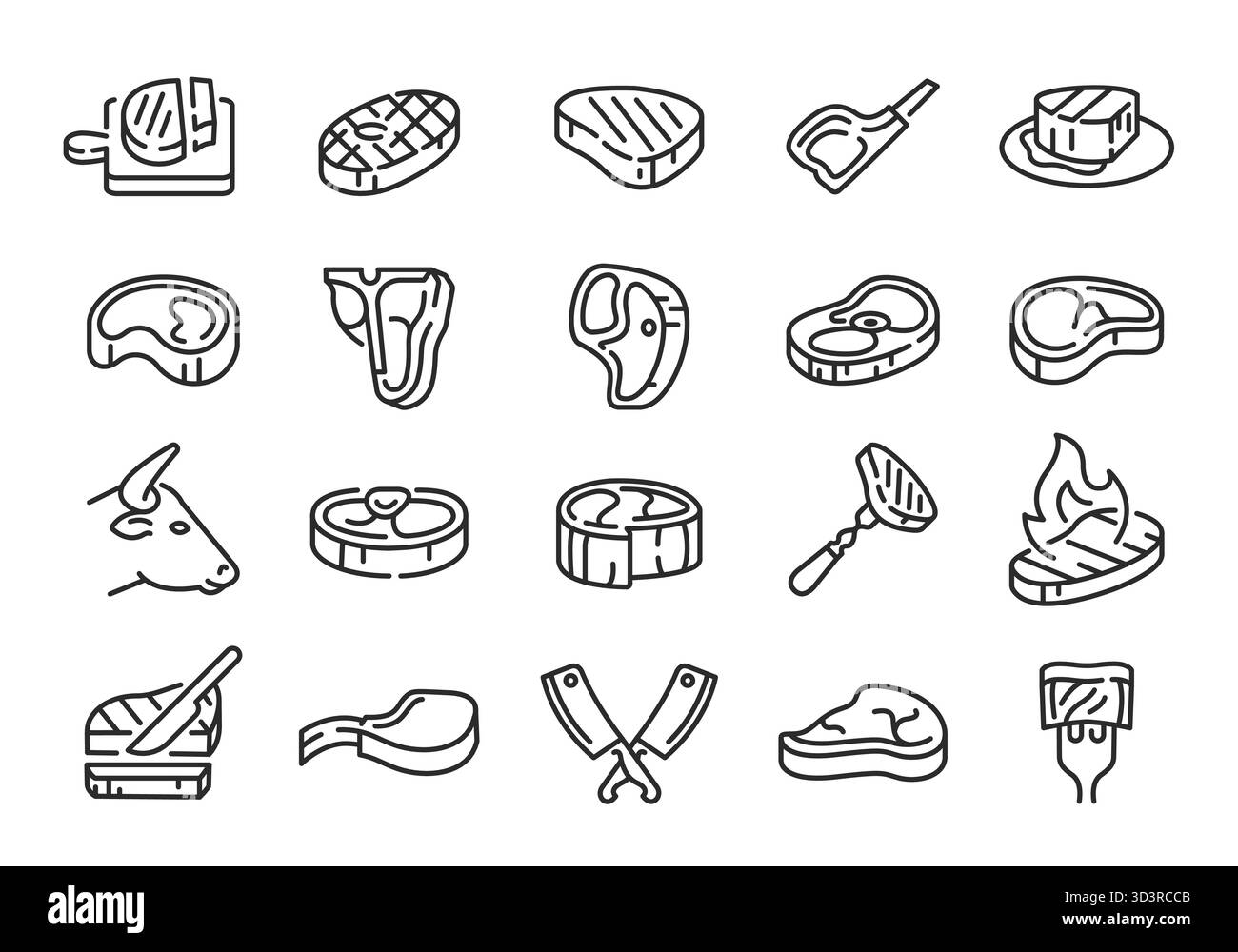 Gourmet roasted meat Black and White Stock Photos & Images - Alamy