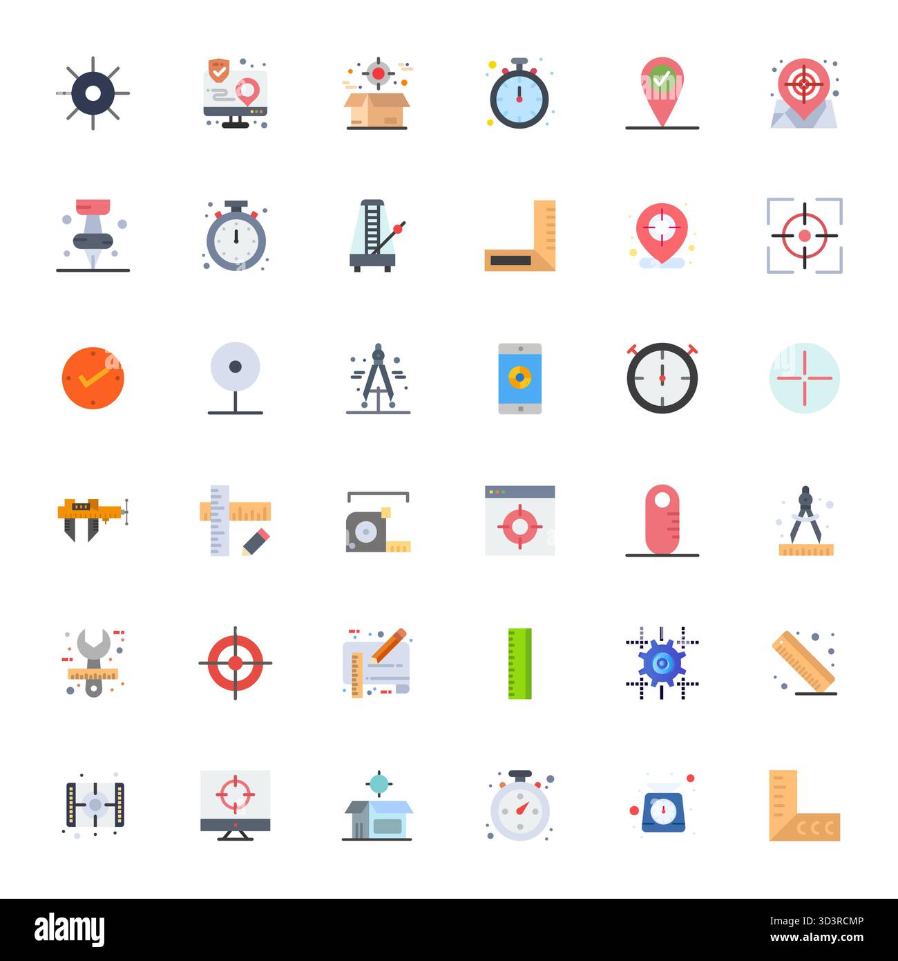 Essential pack of 36 Pixel Optimized vector icons for Precise in Flat ...