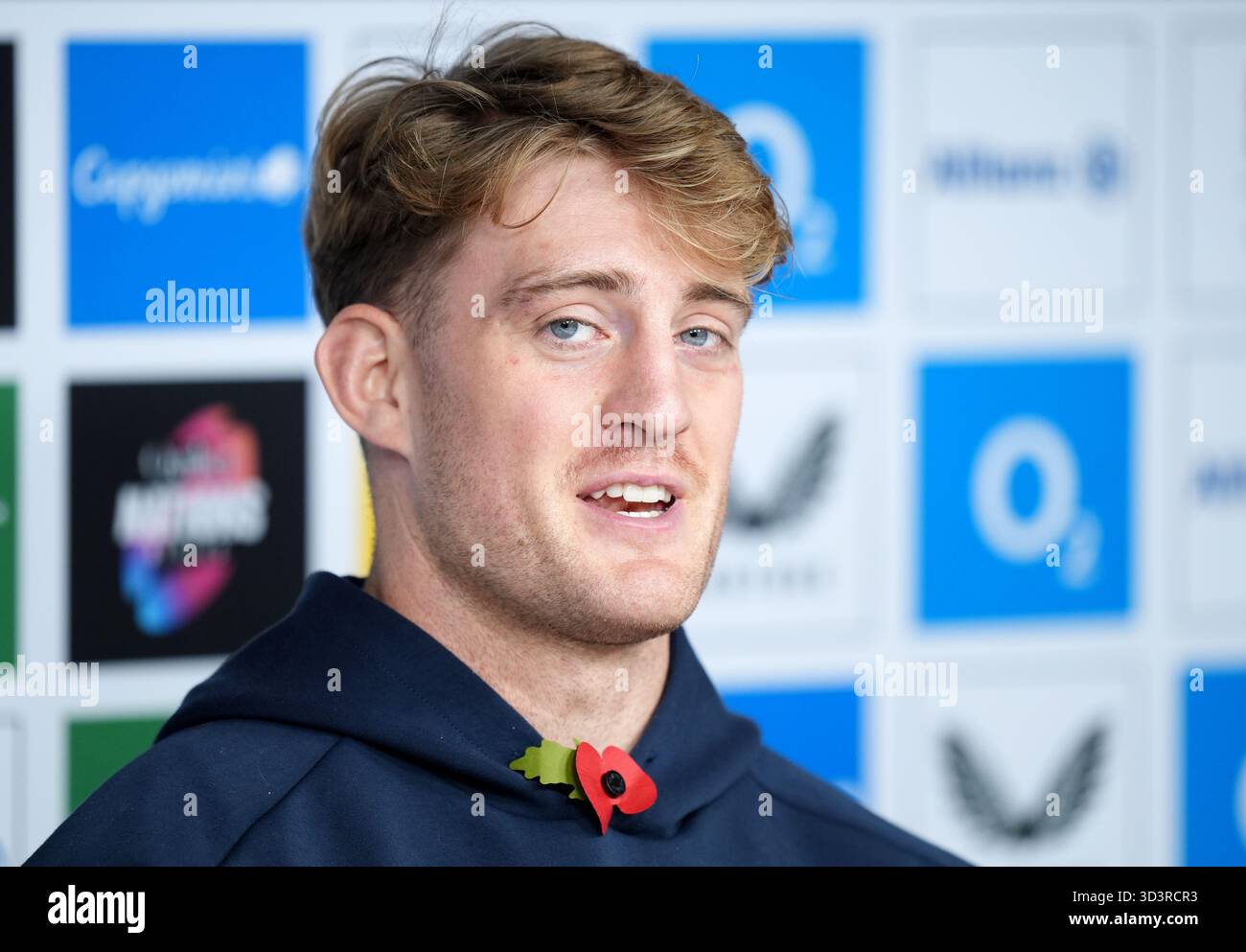 England's Alex Coles during a press conference at Allianz Stadium ...