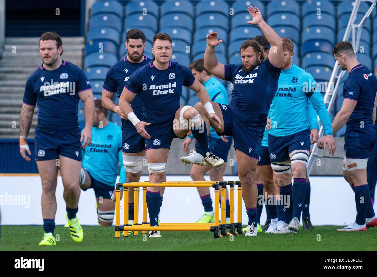 Scotland's Jack Dempsey during the Scotland team run at Scottish Gas ...