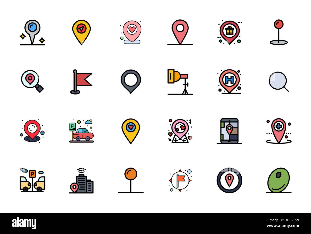 State-of-the-art bundle featuring 24 Detail Enhanced vector icons ...