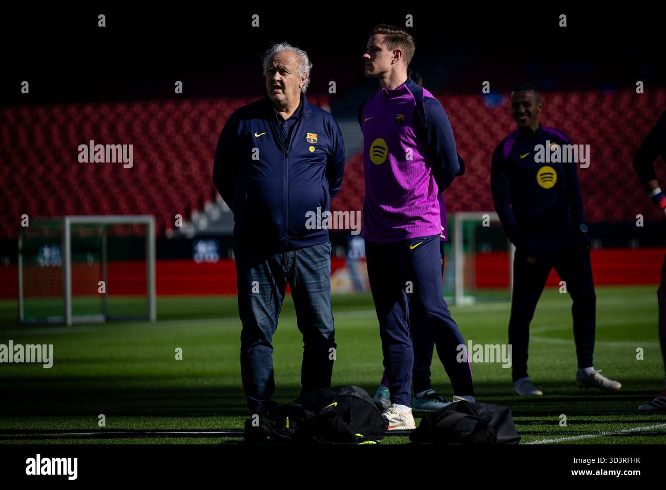 Goalkeeper Marc-Andre ter Stegen (FC Barcelona) looks on during FC ...
