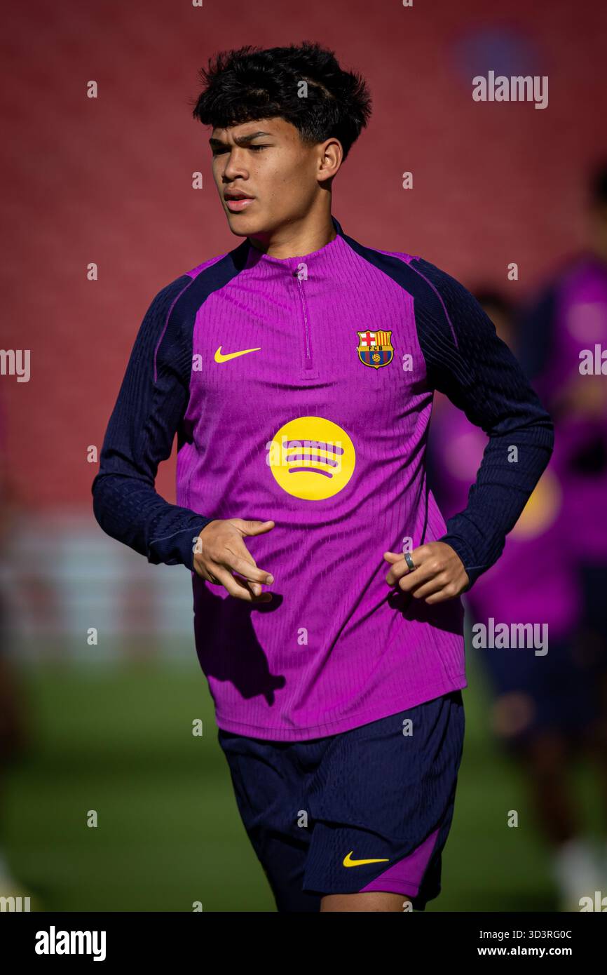Pedro Fernandez "Dro" (FC Barcelona) seen during FC Barcelona's first ...