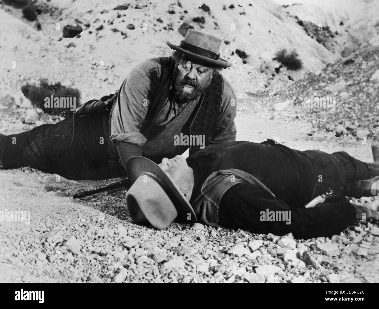 American actor Burl Ives in the movie The Big Country, USA 1958 Stock ...