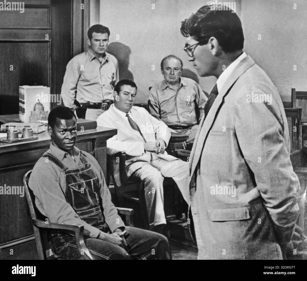 American actors Gregory Peck and John Breen in the movie To Kill a ...