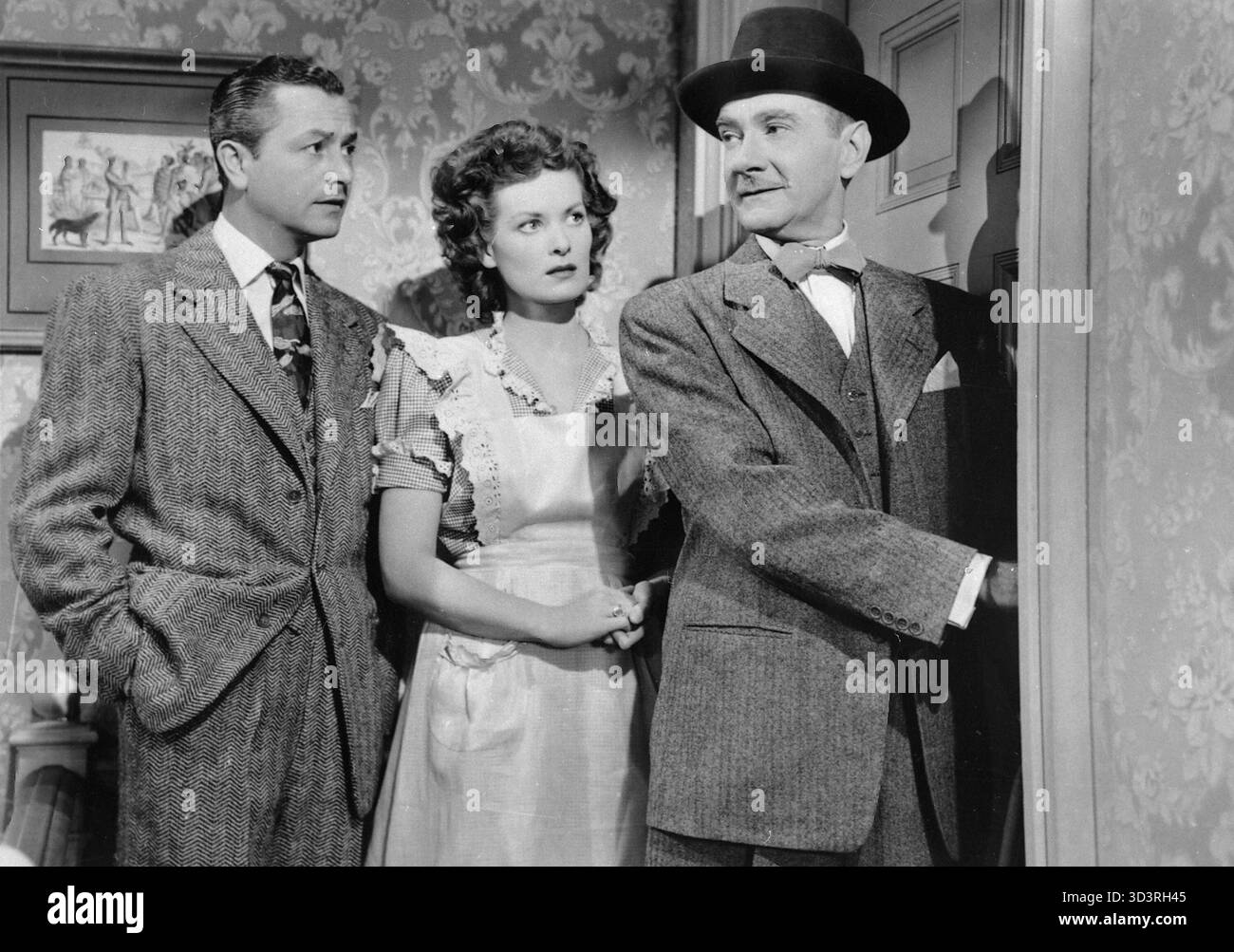 American actors Robert Young, Maureen O'Hara and Clifton Webb in the ...