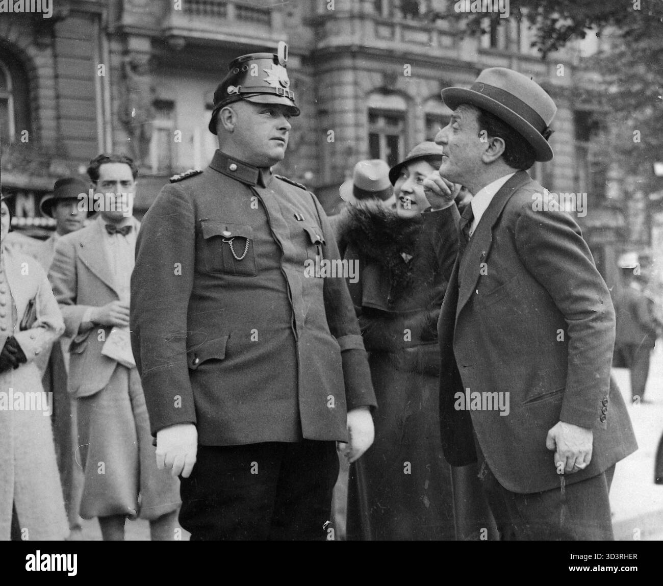 Italian actor Ettore Petrolini in Berlin, Germany, 1930s Stock Photo ...