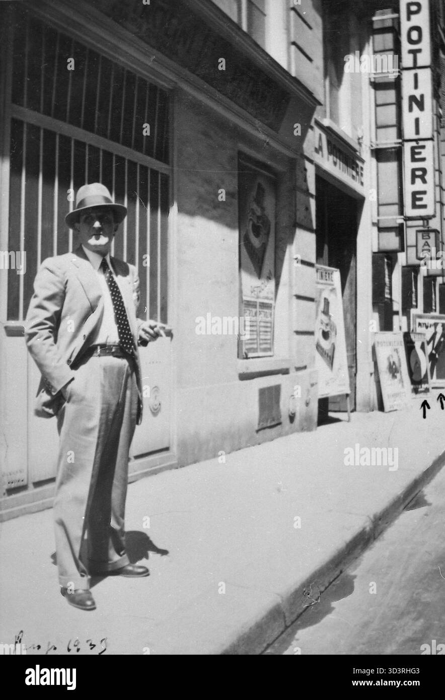 Italian actor Ettore Petrolini, Paris, France, 1933 Stock Photo - Alamy