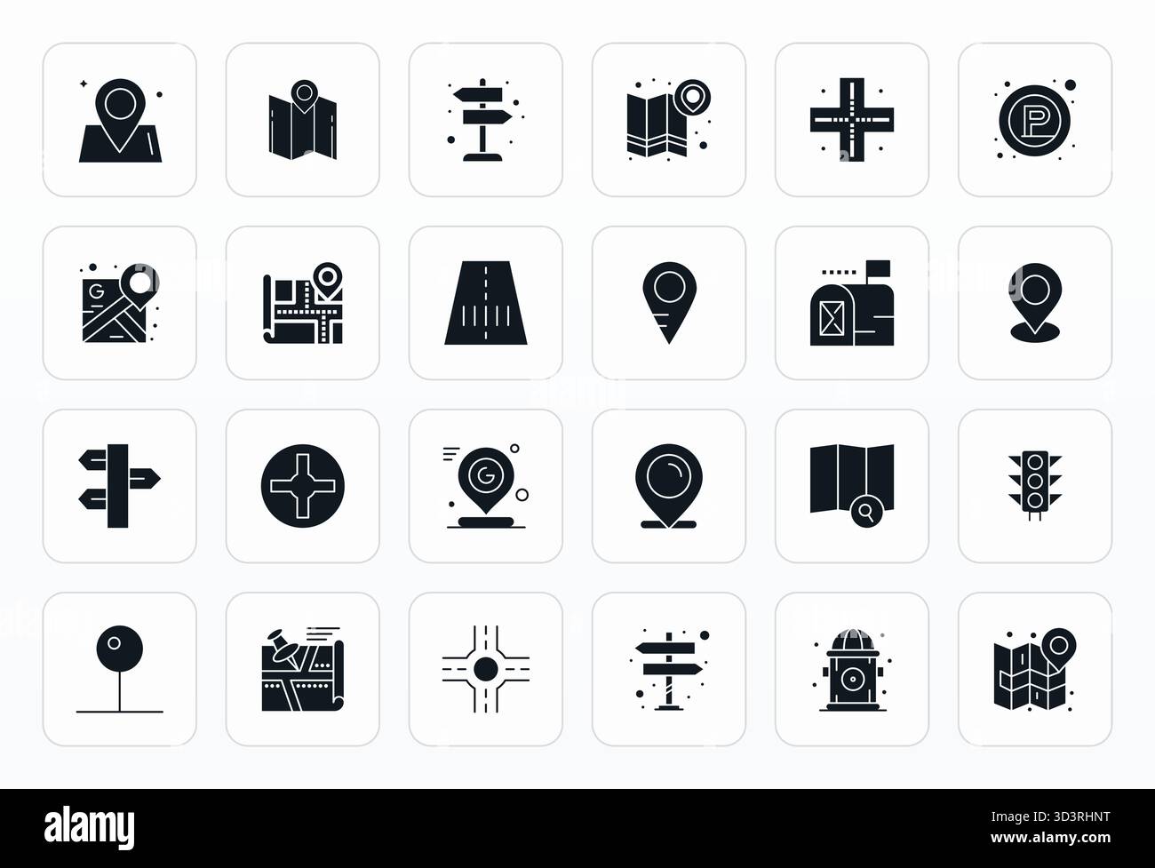 Historical neighborhood map Stock Vector Images - Alamy