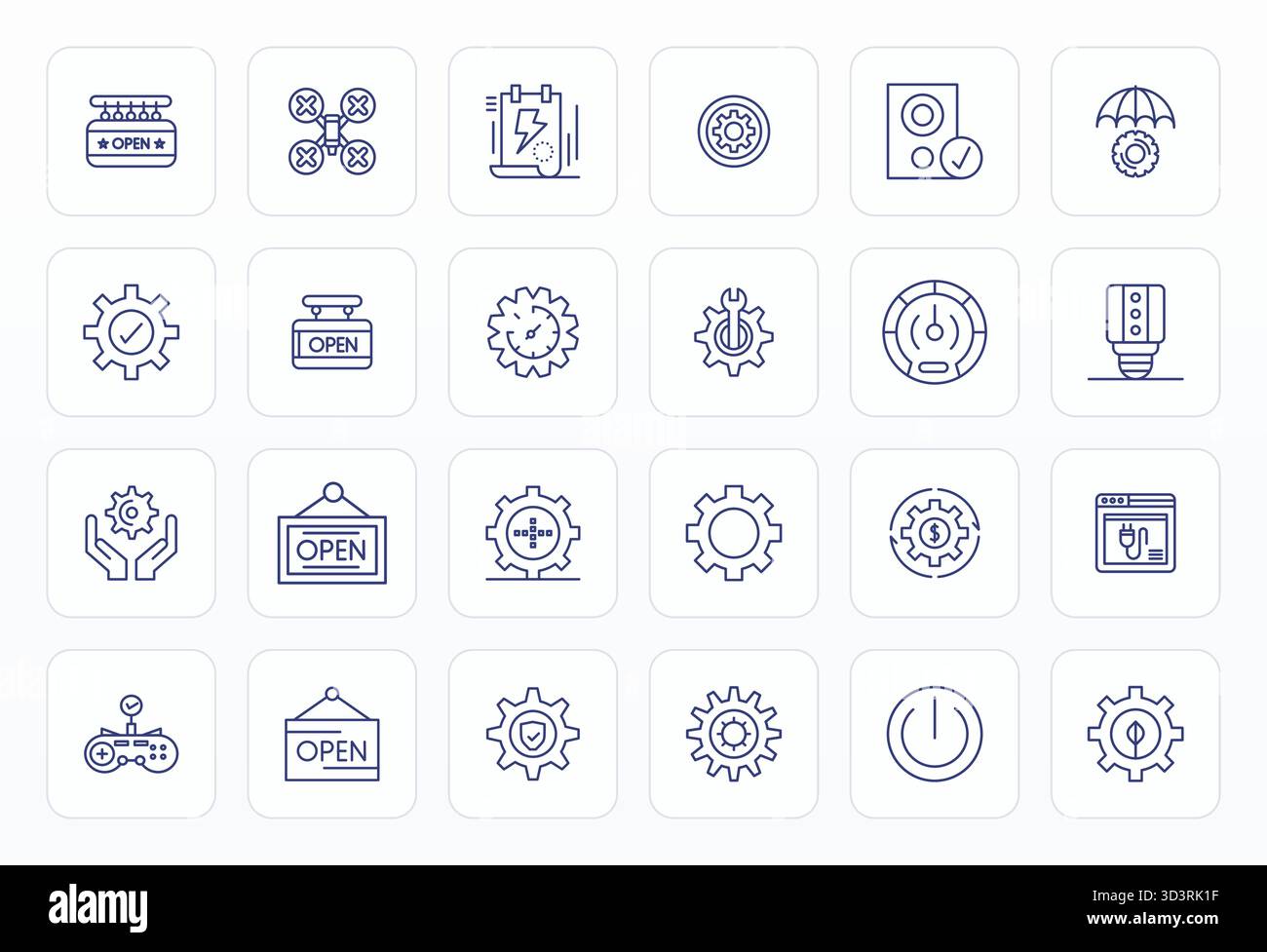 State-of-the-art bundle featuring 24 Detail Enhanced vector icons ...