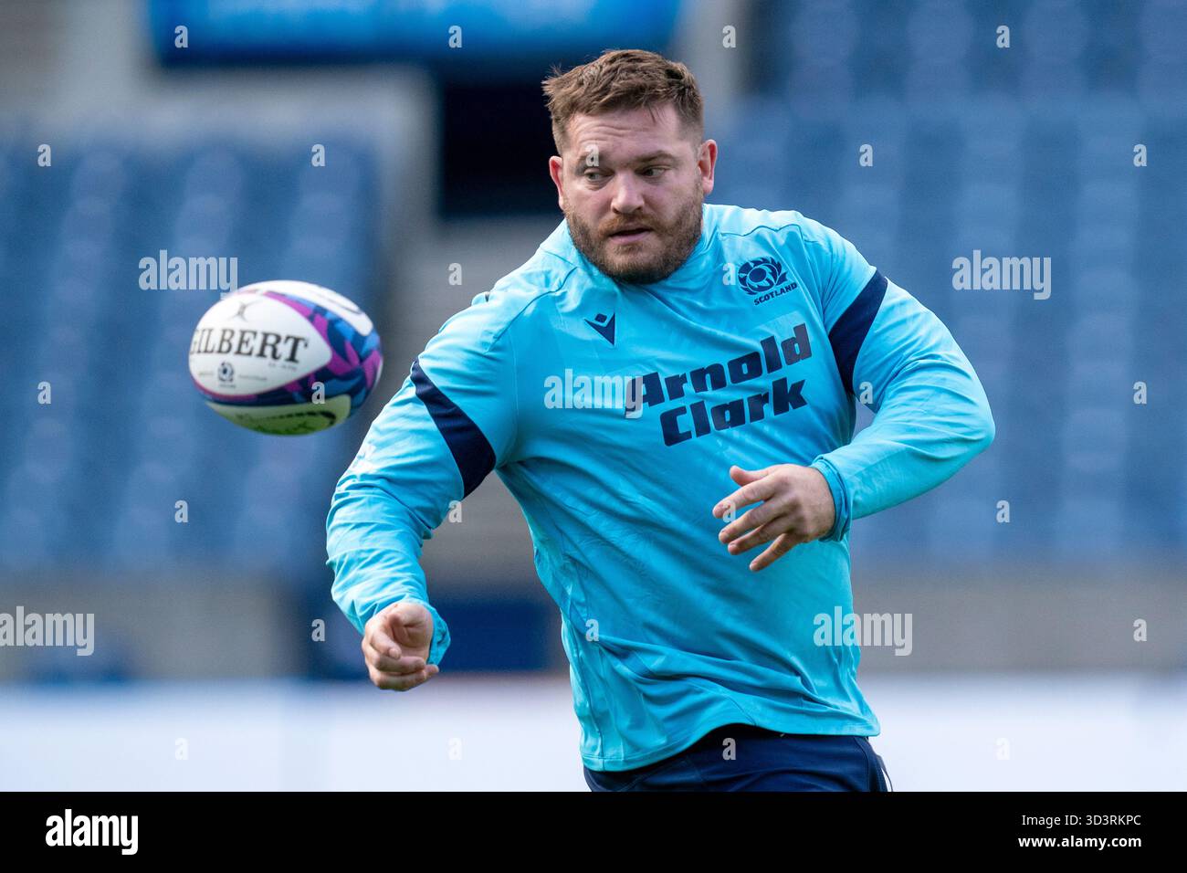 Scotland's Elliot Millar Mills during the Scotland team run at Scottish ...