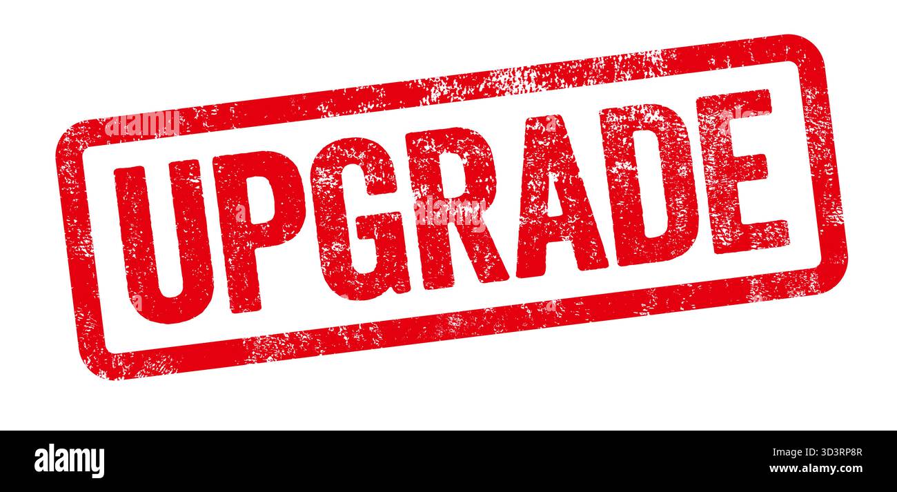 Latest update upgrade new Cut Out Stock Images & Pictures - Alamy