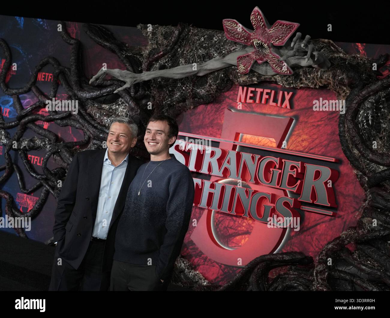 (L-R) Ted Sarandos and Tony Sarandos arrives at the Netflix's STRANGER ...