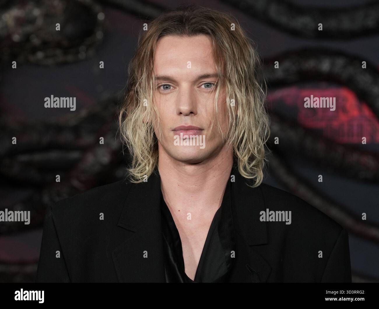 Jamie Campbell Bower arrives at the Netflix's STRANGER THINGS Season 5 ...