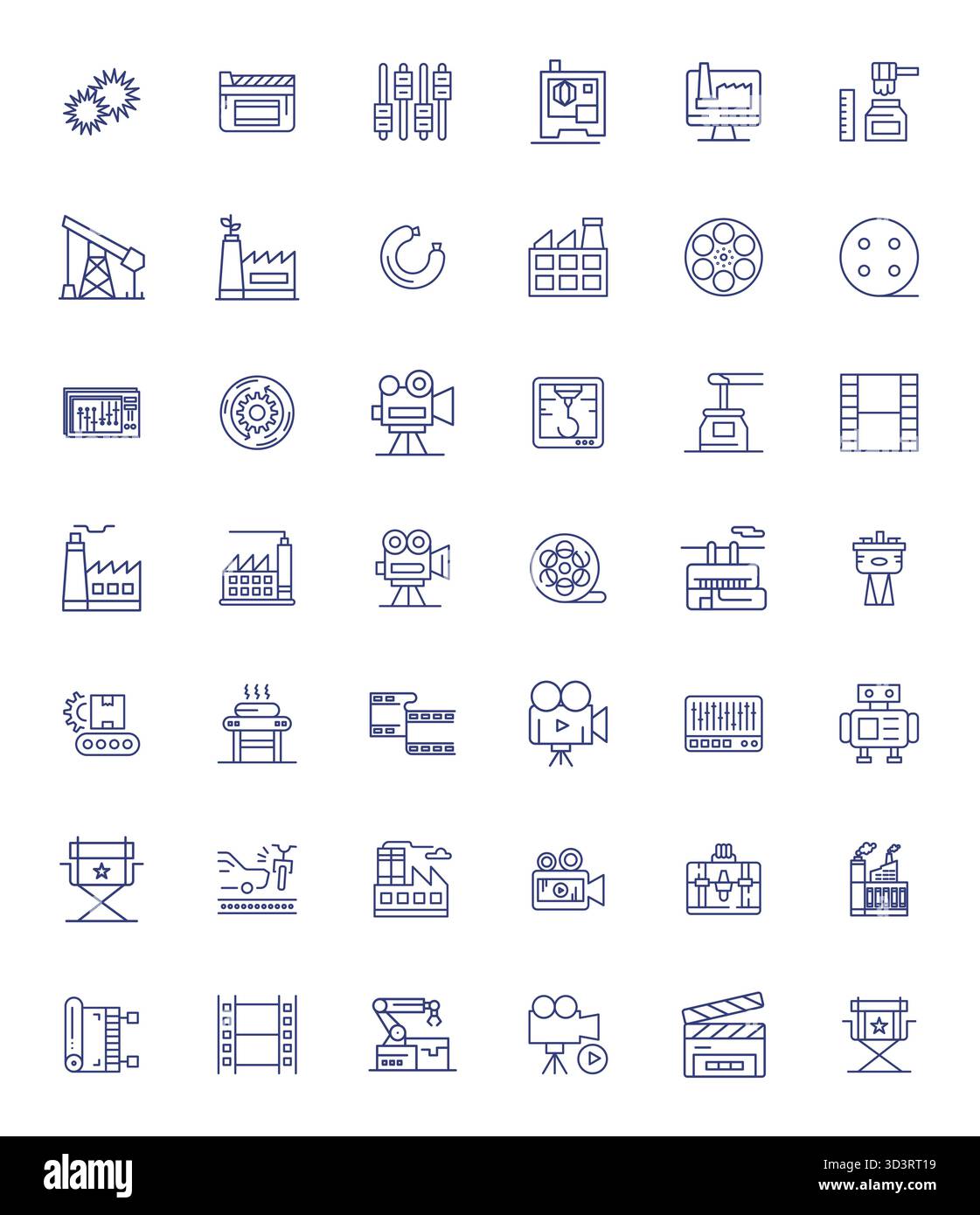 Manufacturing rate Cut Out Stock Images & Pictures - Alamy