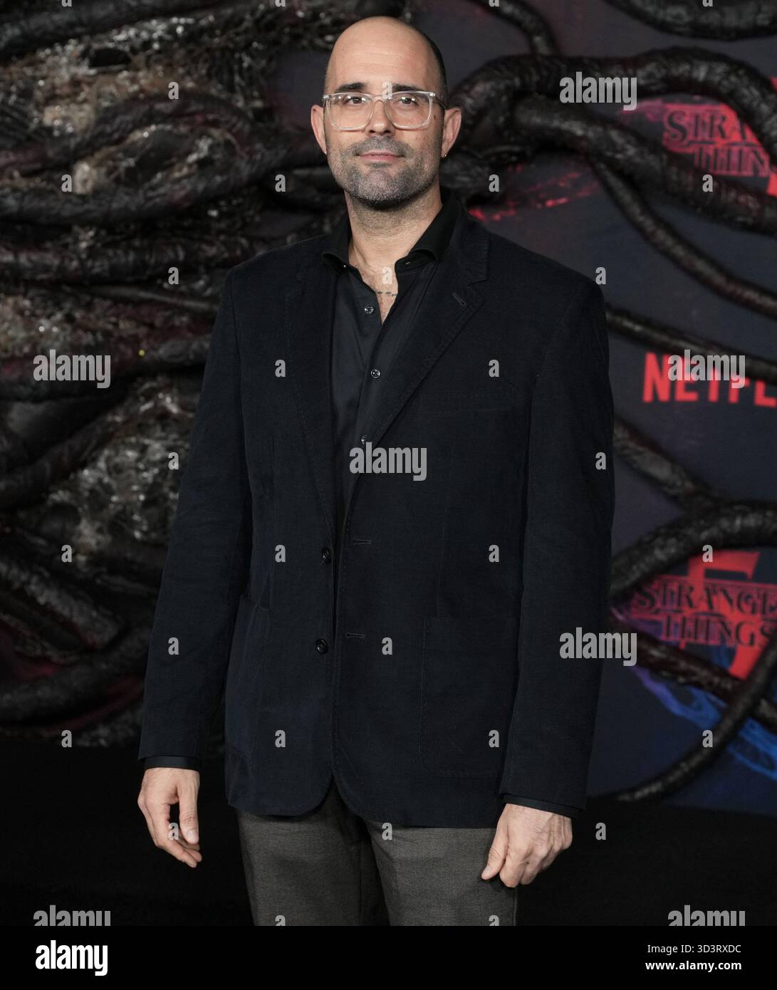 Chris Trujillo arrives at the Netflix's STRANGER THINGS Season 5 World ...