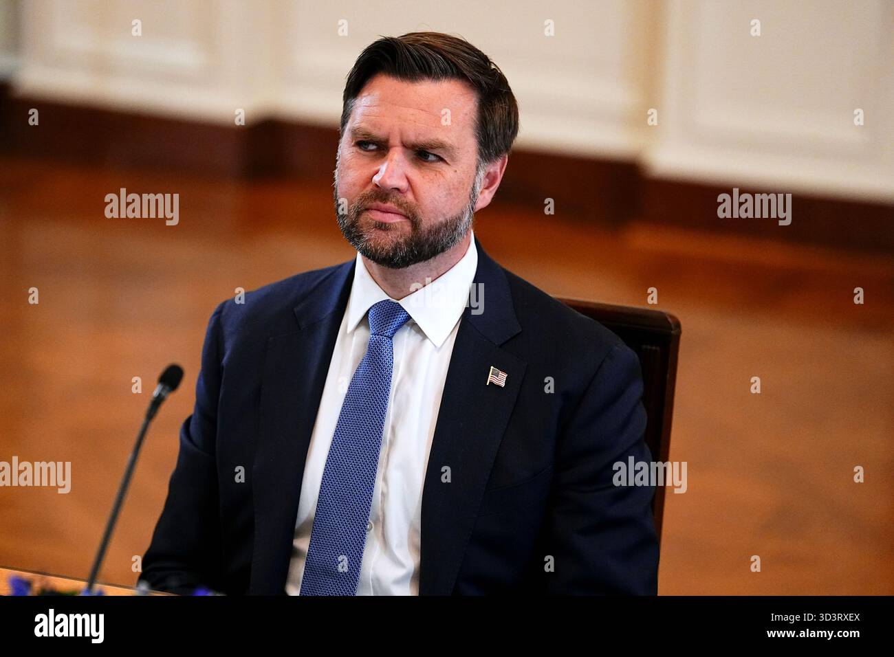 US Vice President JD Vance during a dinner in the East Room of the ...