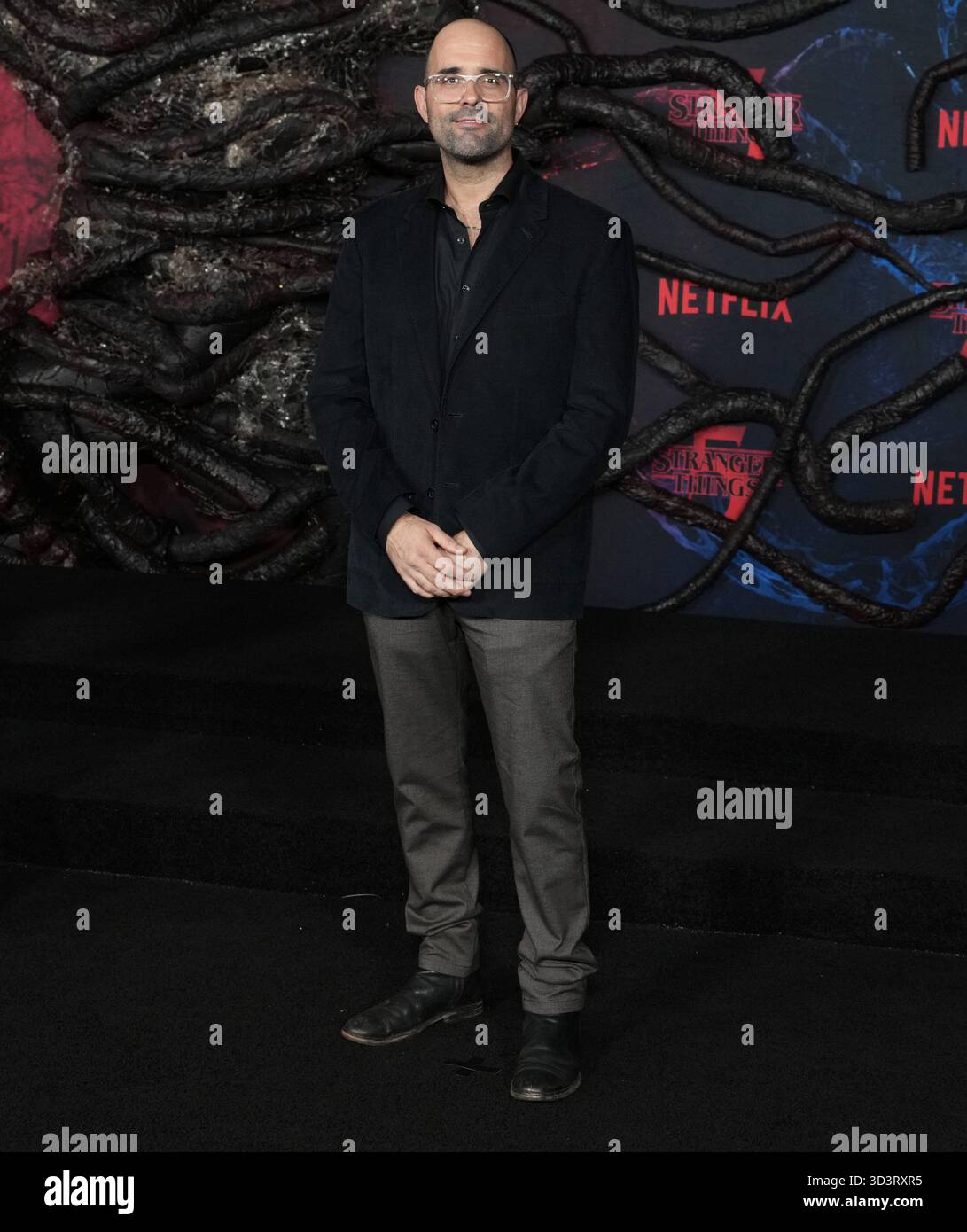 Chris Trujillo arrives at the Netflix's STRANGER THINGS Season 5 World ...