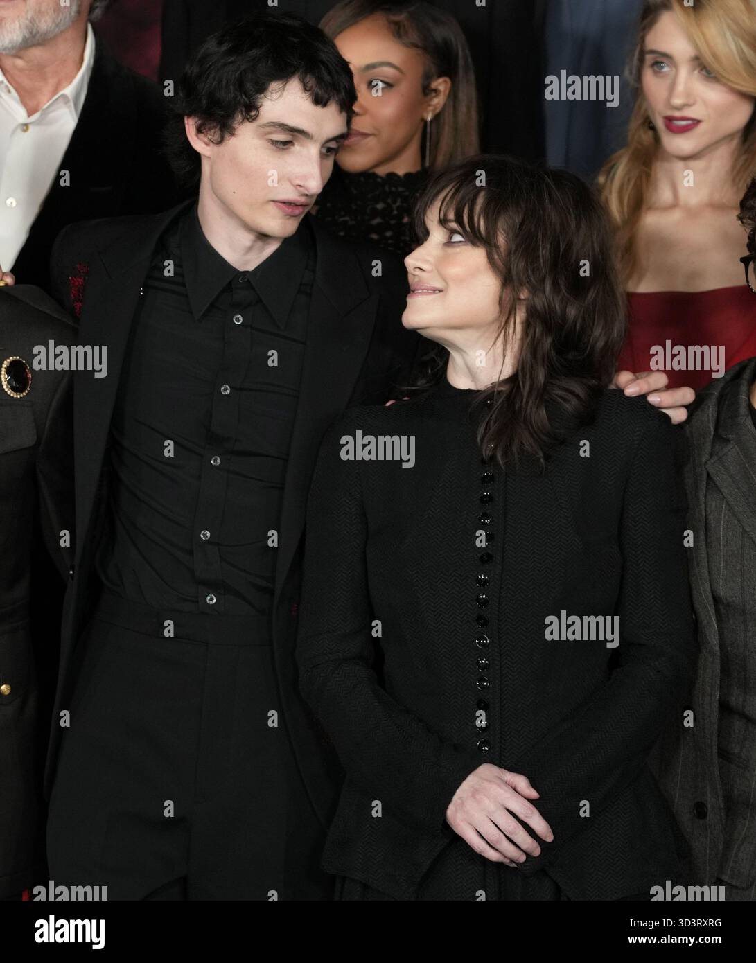 (L-R) Finn Wolfhard and Winona Ryder at the Netflix's STRANGER THINGS ...