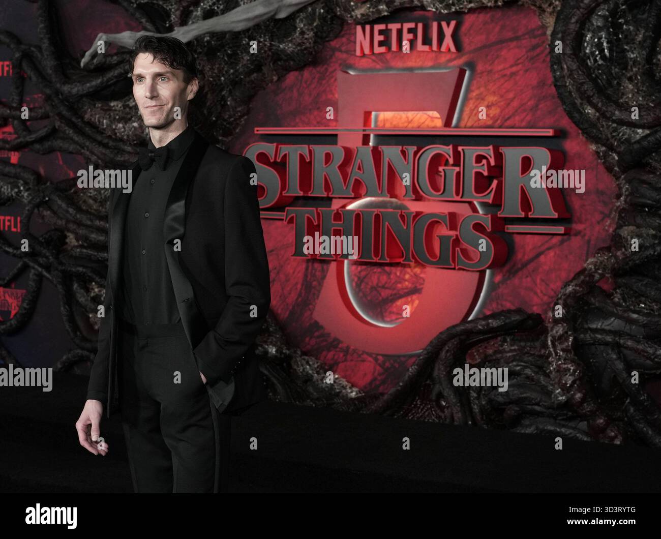 Alex Breaux arrives at the Netflix's STRANGER THINGS Season 5 World ...