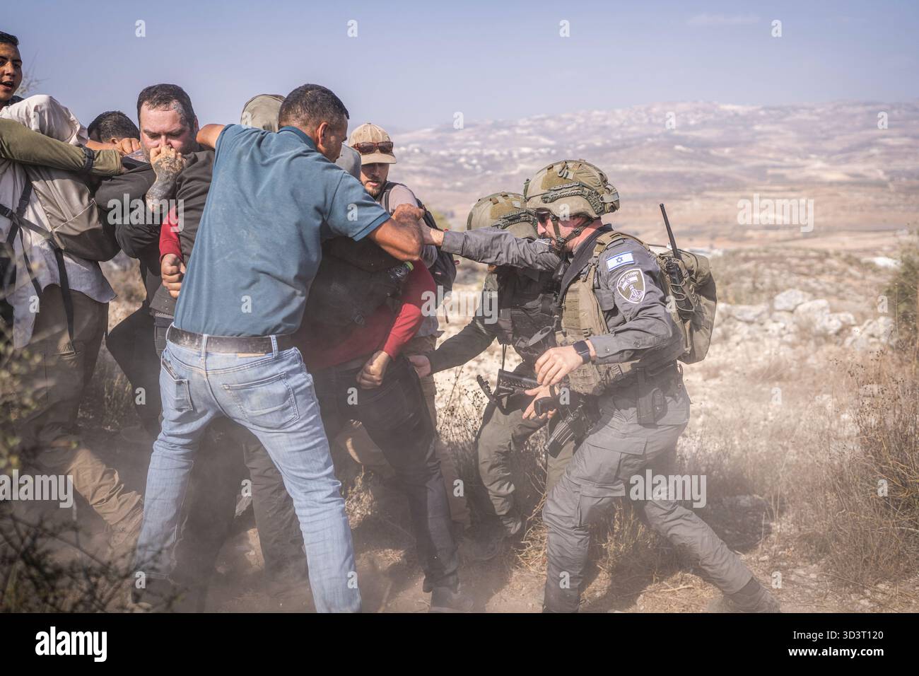 07 November 2025, Palestinian Territories, Beit Lid: Palestinian and ...