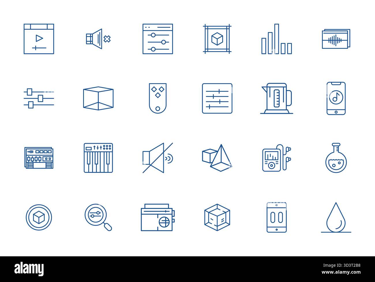 Set up in tv Stock Vector Images - Alamy