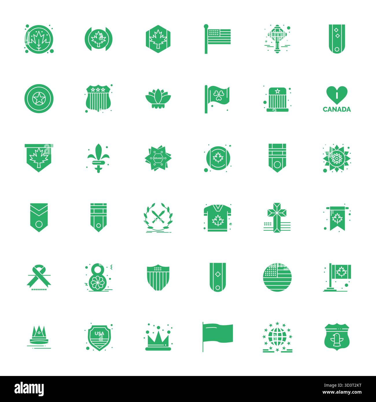 Exclusive collection of 36 Filled vector icons for Emblem, developed ...