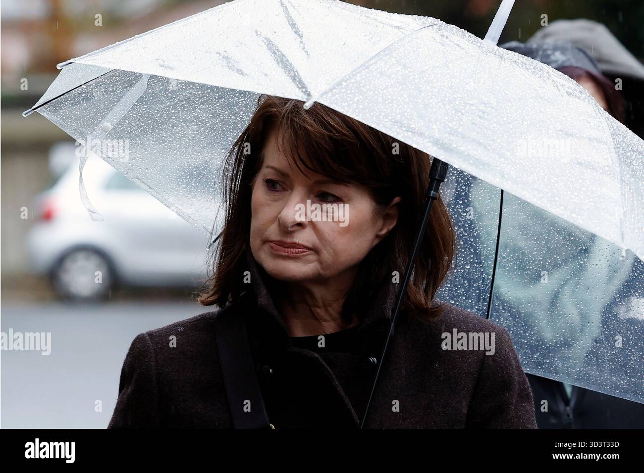Police Ombudsman Emily Logan arriving at the Church of the Sacred Heart ...