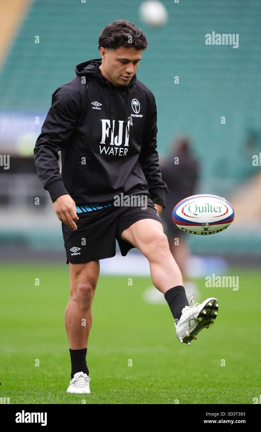 Fiji's Caleb Muntz during a training session at Allianz Stadium ...
