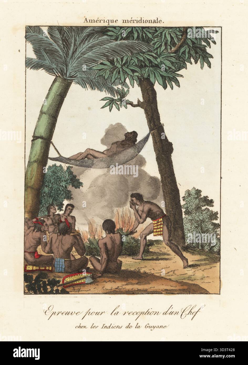 Trial of a new chief among the Galibi (Kali'na) people of Guyana. The ...