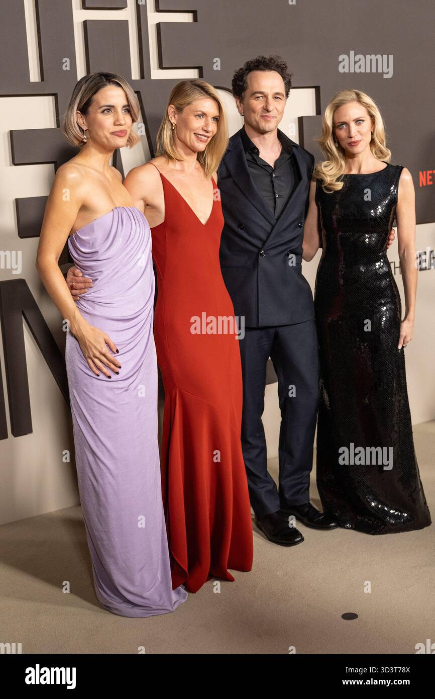 Natalie Morales, Claire Danes, Matthew Rhys and Brittany Snow attend ...