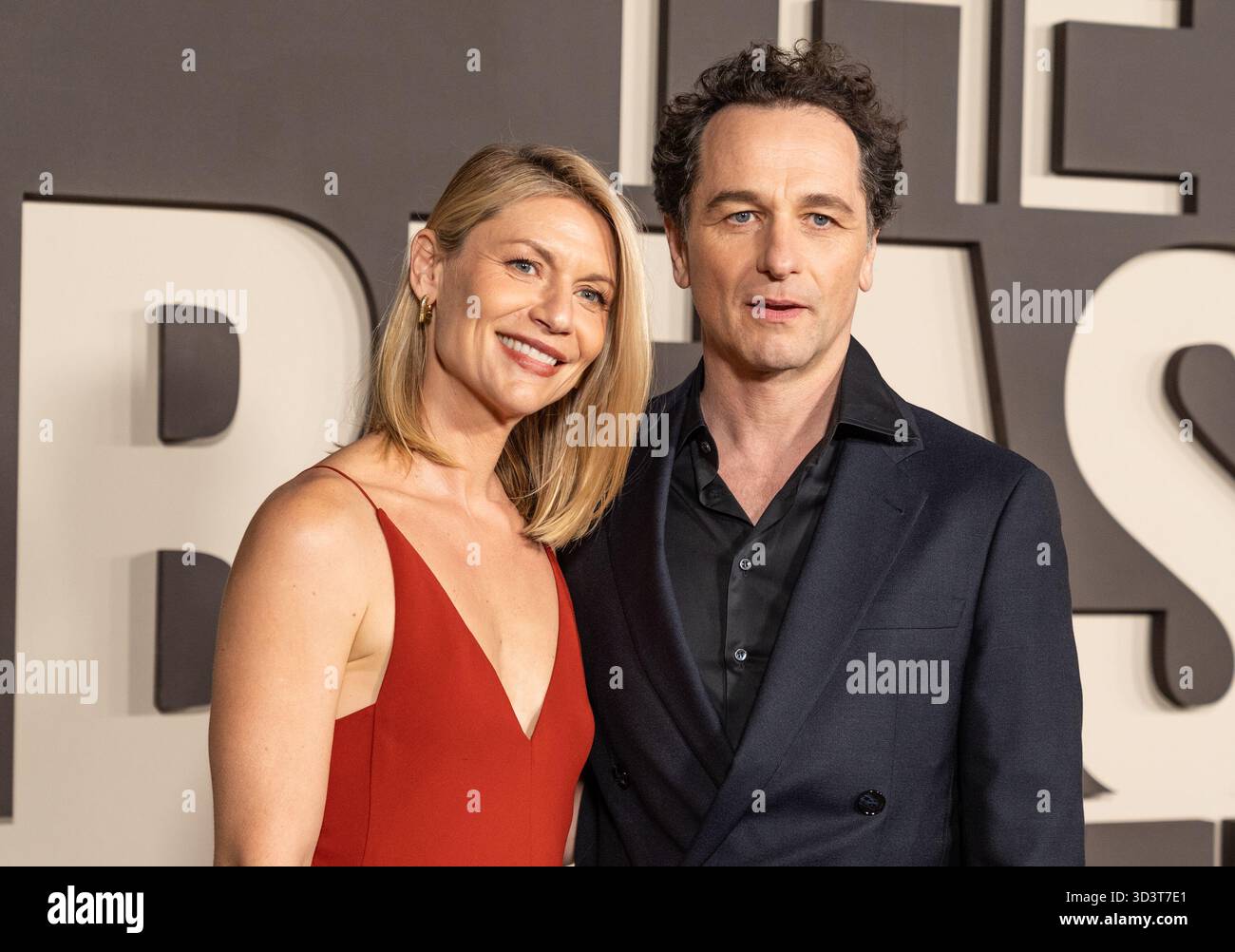 Claire Danes and Matthew Rhys attend Netflix's 'The Beast in Me ...