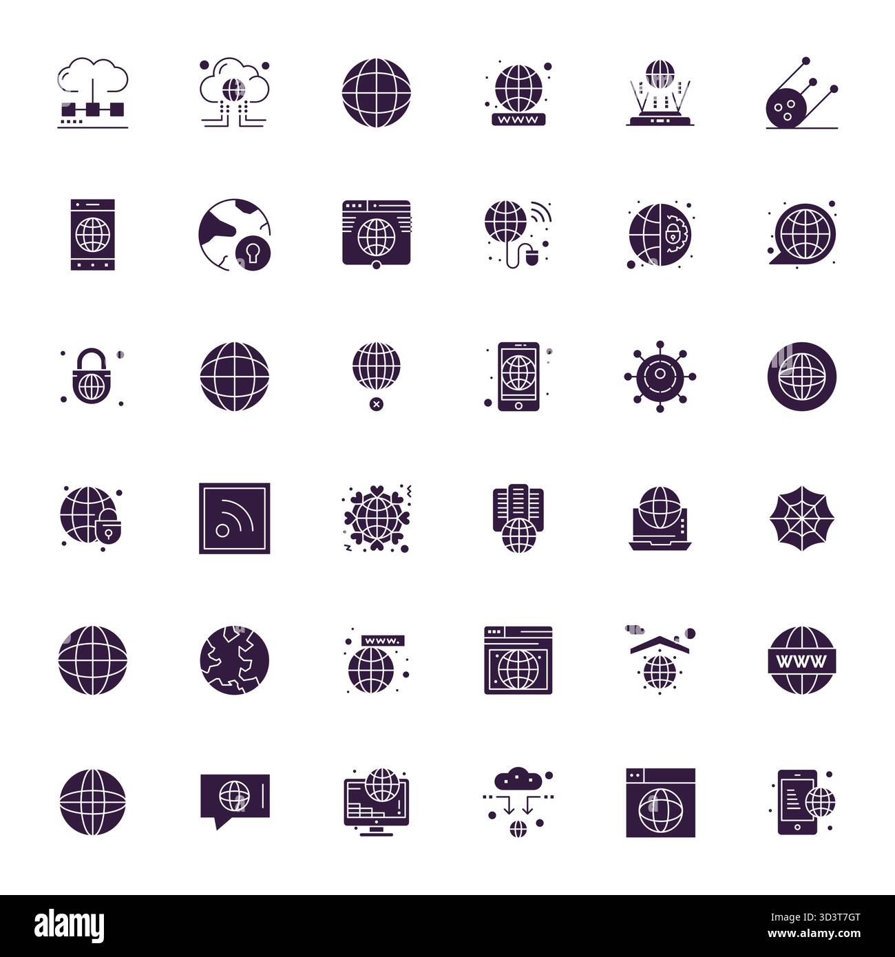 Smart devices icons high Stock Vector Images - Alamy