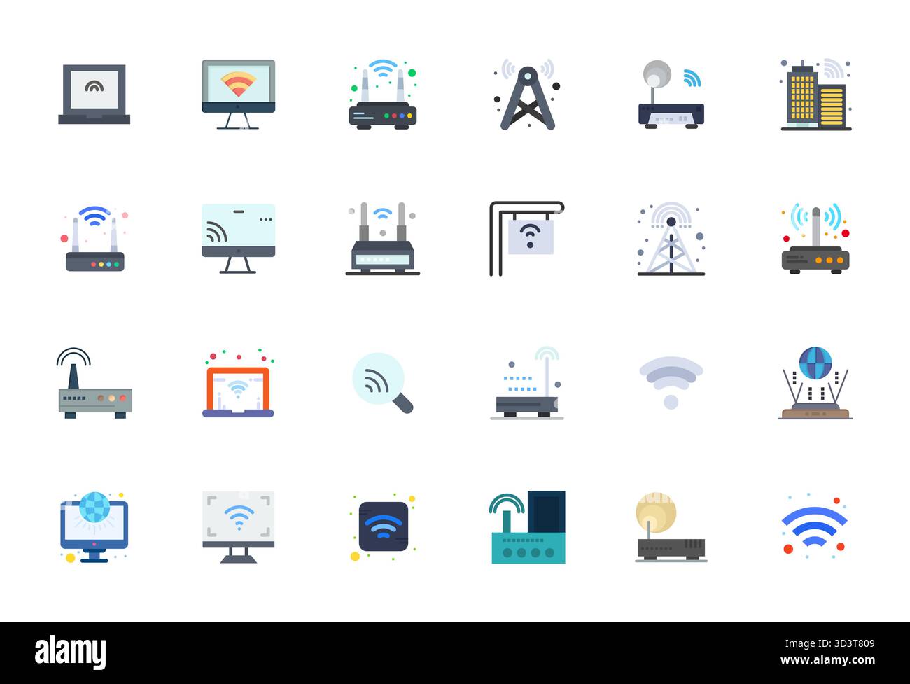 Intelligently designed 24 Editable vector icons inspired by Broadband ...