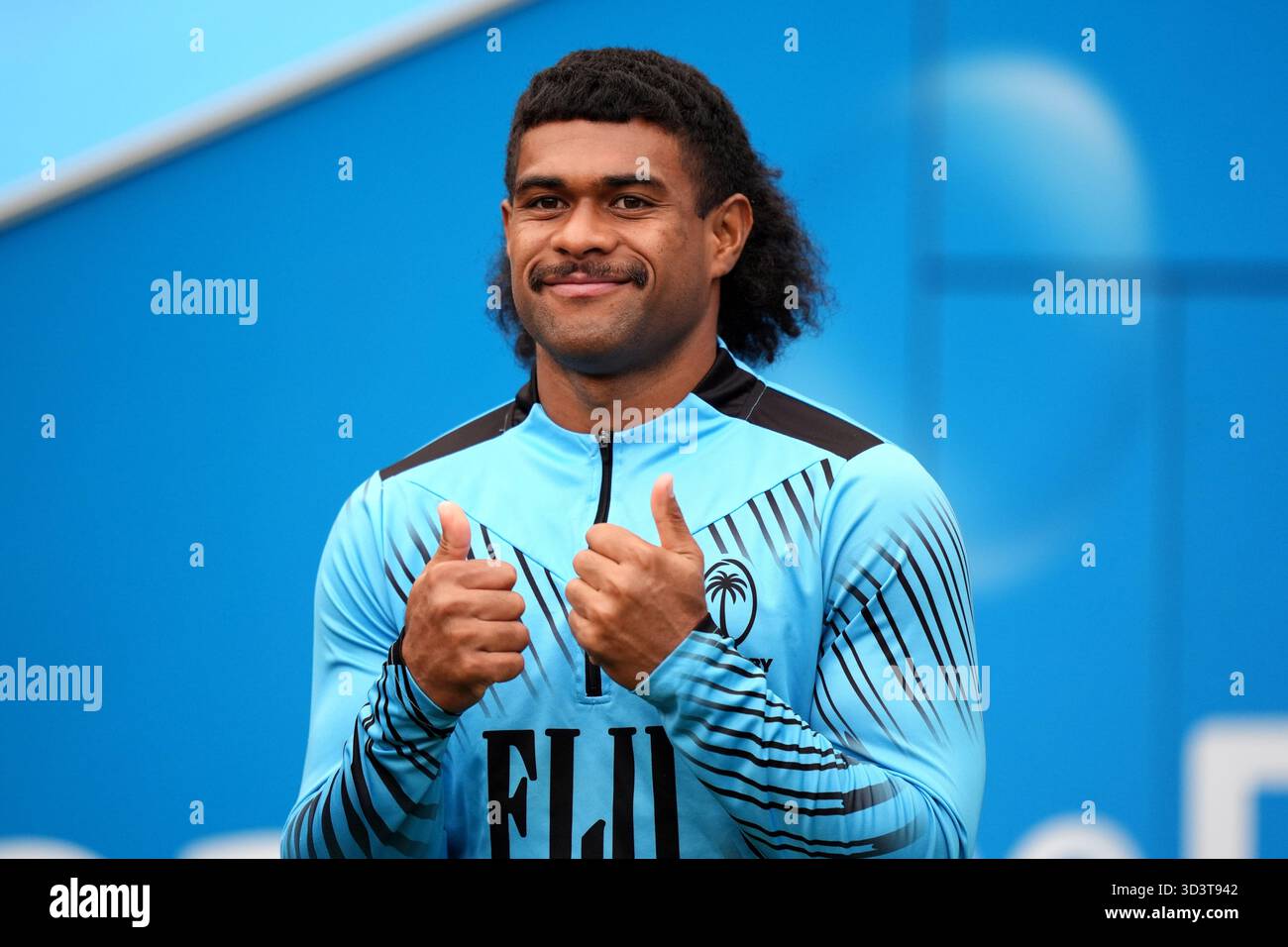 Fiji's Simione Kuruvoli during a training session at Allianz Stadium ...