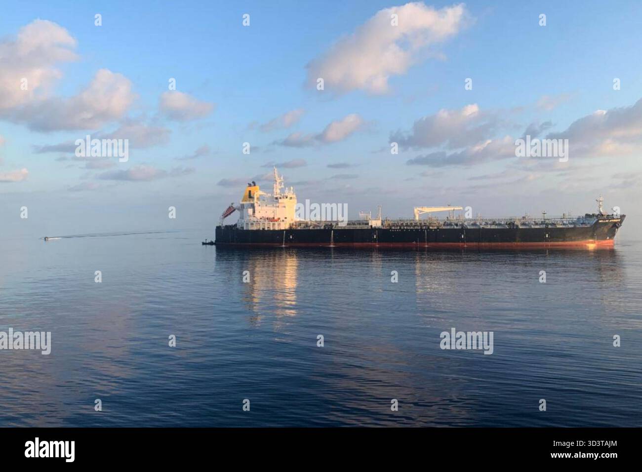 The Hellas Aphrodite is seen off the coast of Somalia in the Arabian Sea on Friday, Nov. 7, 2025 ...