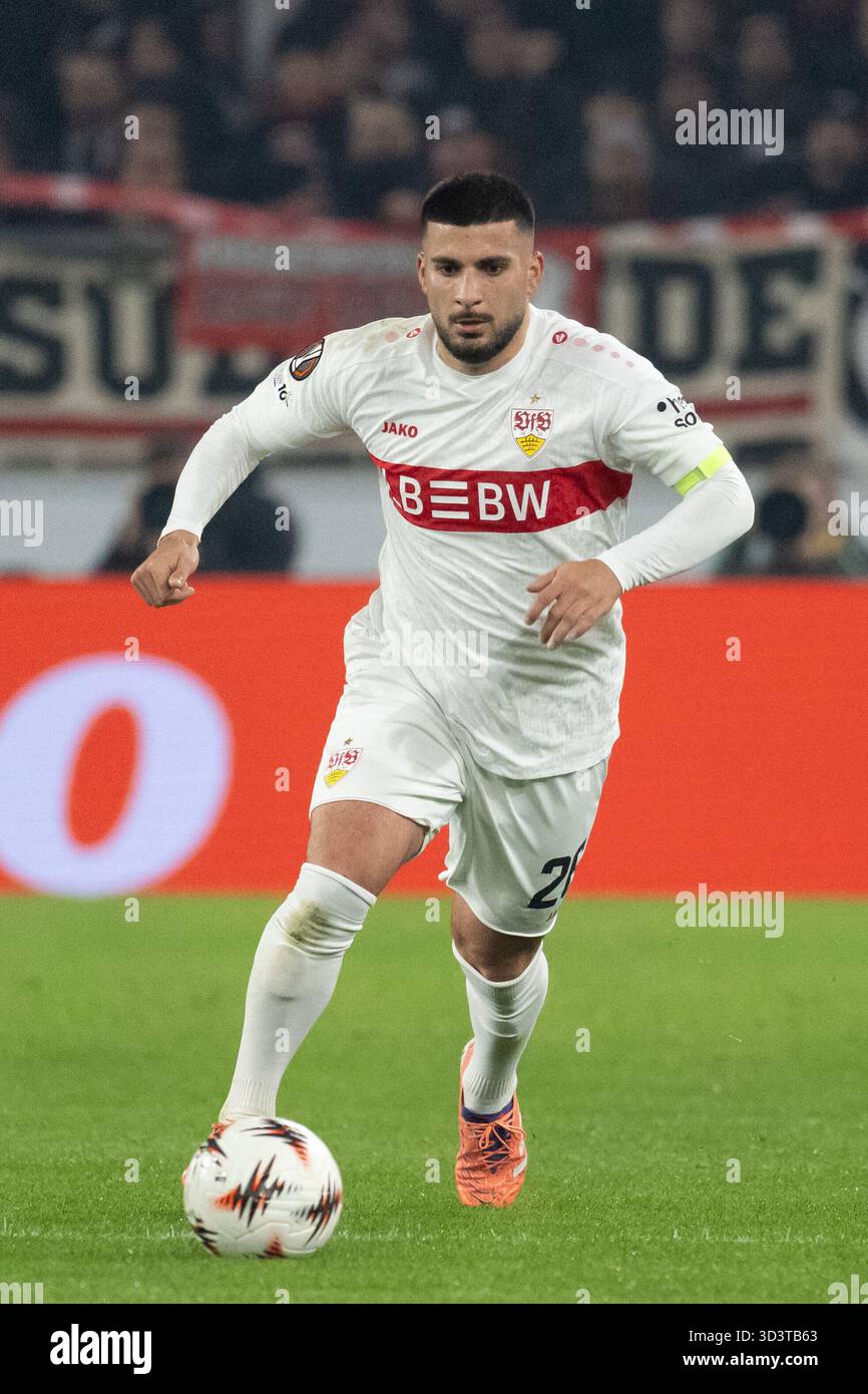 Deniz Undav (Stuttgart #26) GER, Stuttgart vs. Feyenoord Rotterdam ...