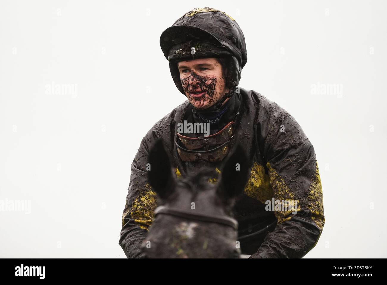 Jockey Brendan Powell after the BetMGM Haldon Gold Cup Handicap Chase ...