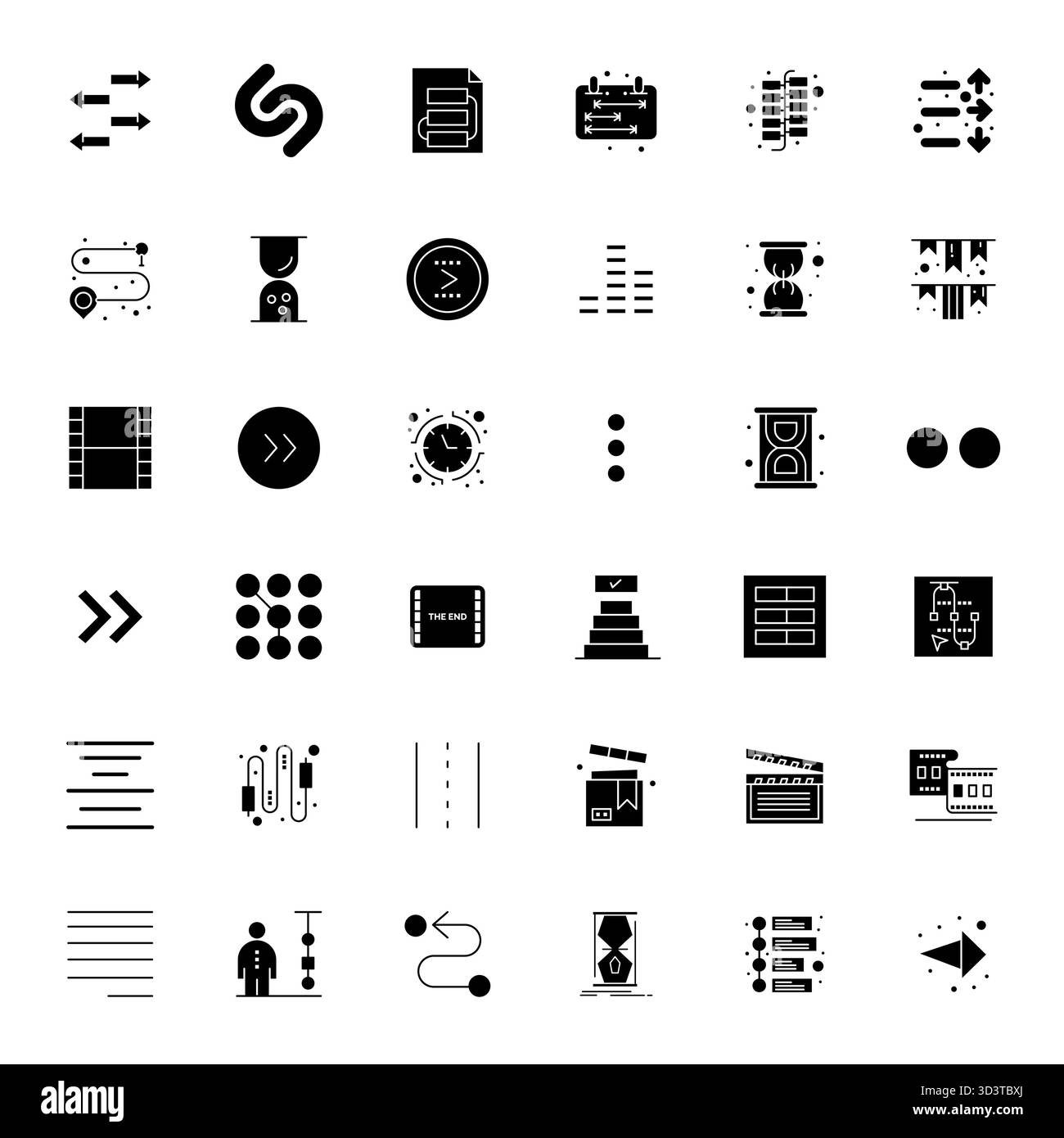 Distinctive pack of 36 Detail Enhanced vector icons inspired by ...