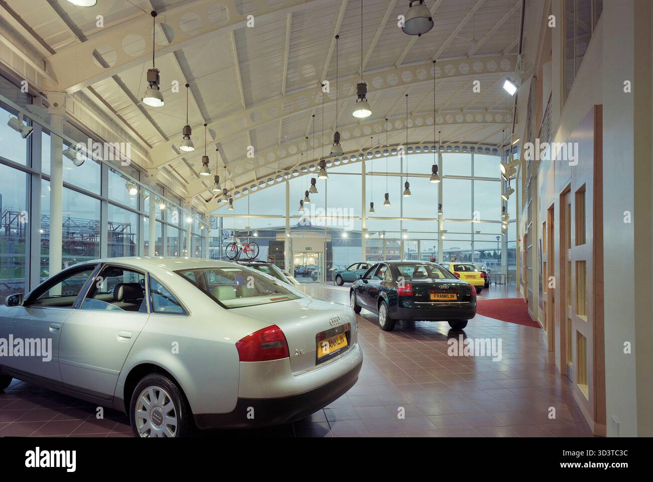 Audi Volkswagen new car dealership, in 1997, Leeds, west Yorkshire ...