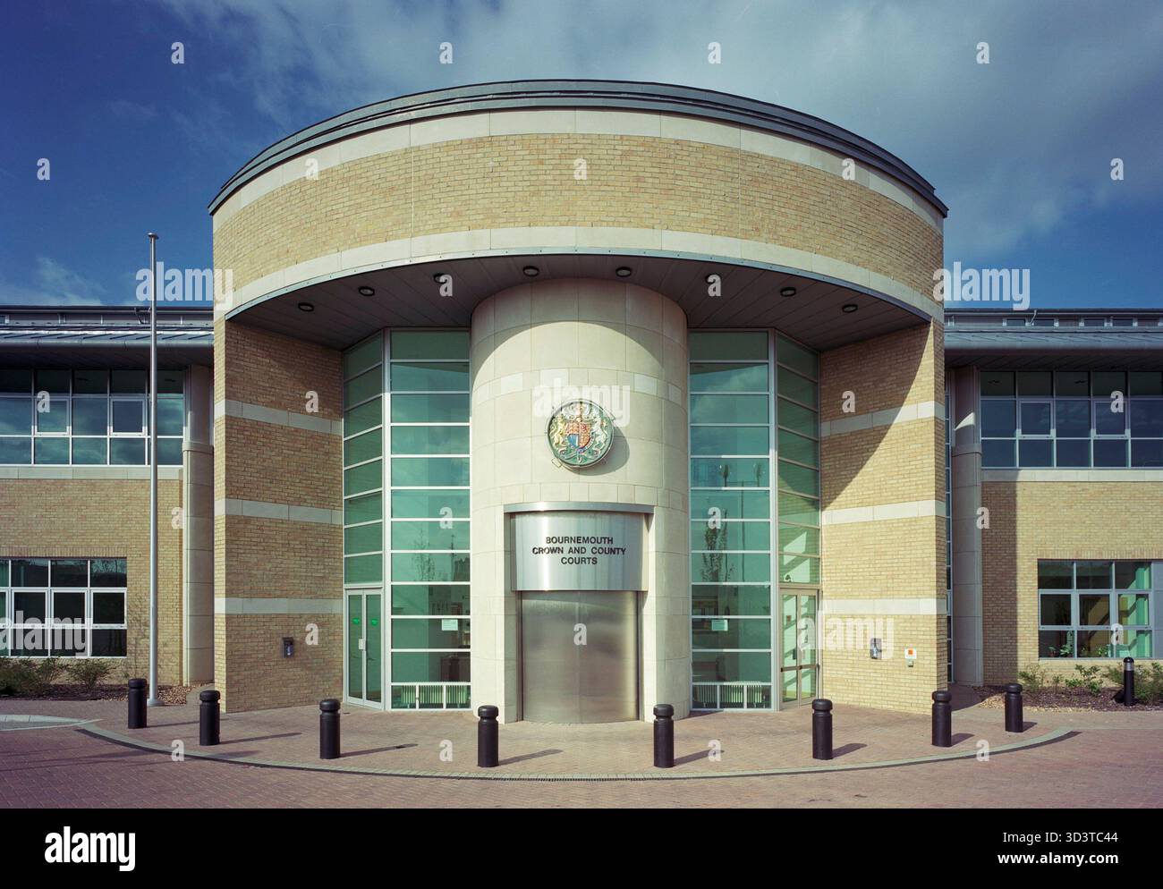 Bournemouth Crown Court Complex, when newly built, in 1997, southern ...