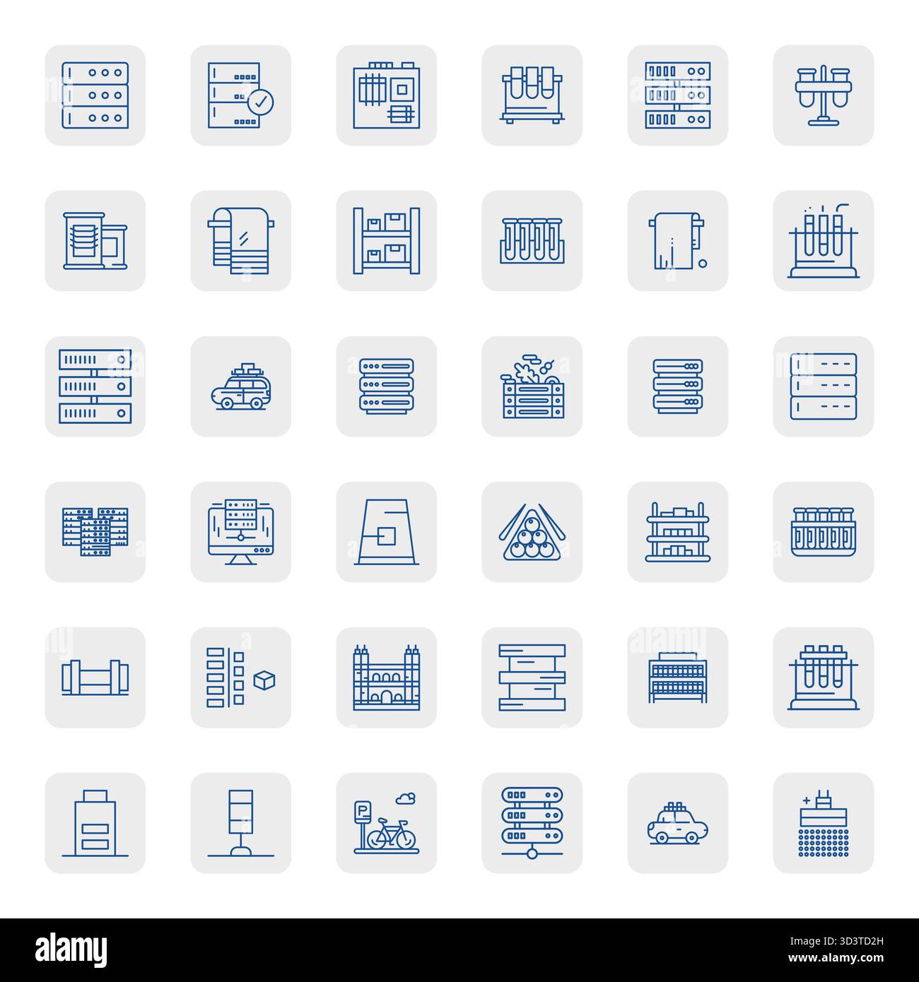 Tools in wooden rack Stock Vector Images - Alamy