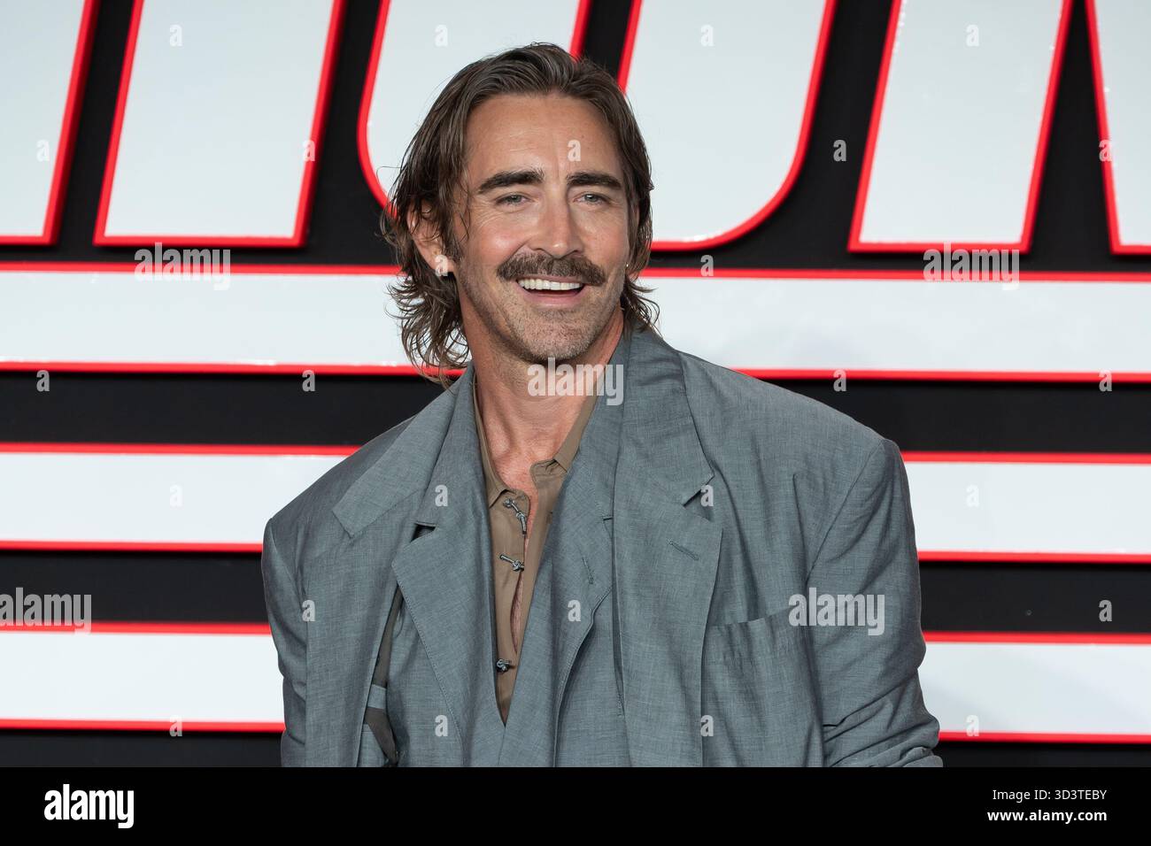 Lee Pace attends "The Running Man" UK Premiere at Odeon Luxe Leicester ...