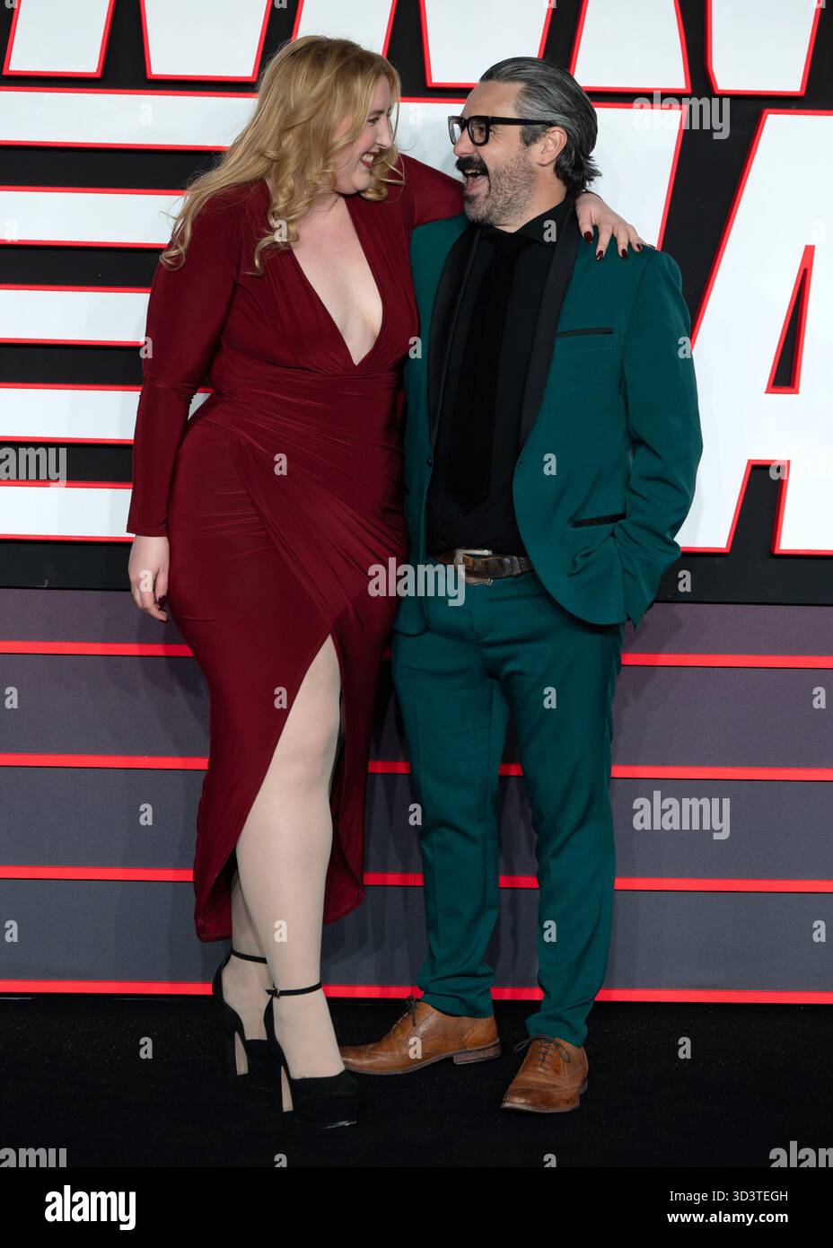 Honey Ross and Gav Murphy attends "The Running Man" UK Premiere at ...