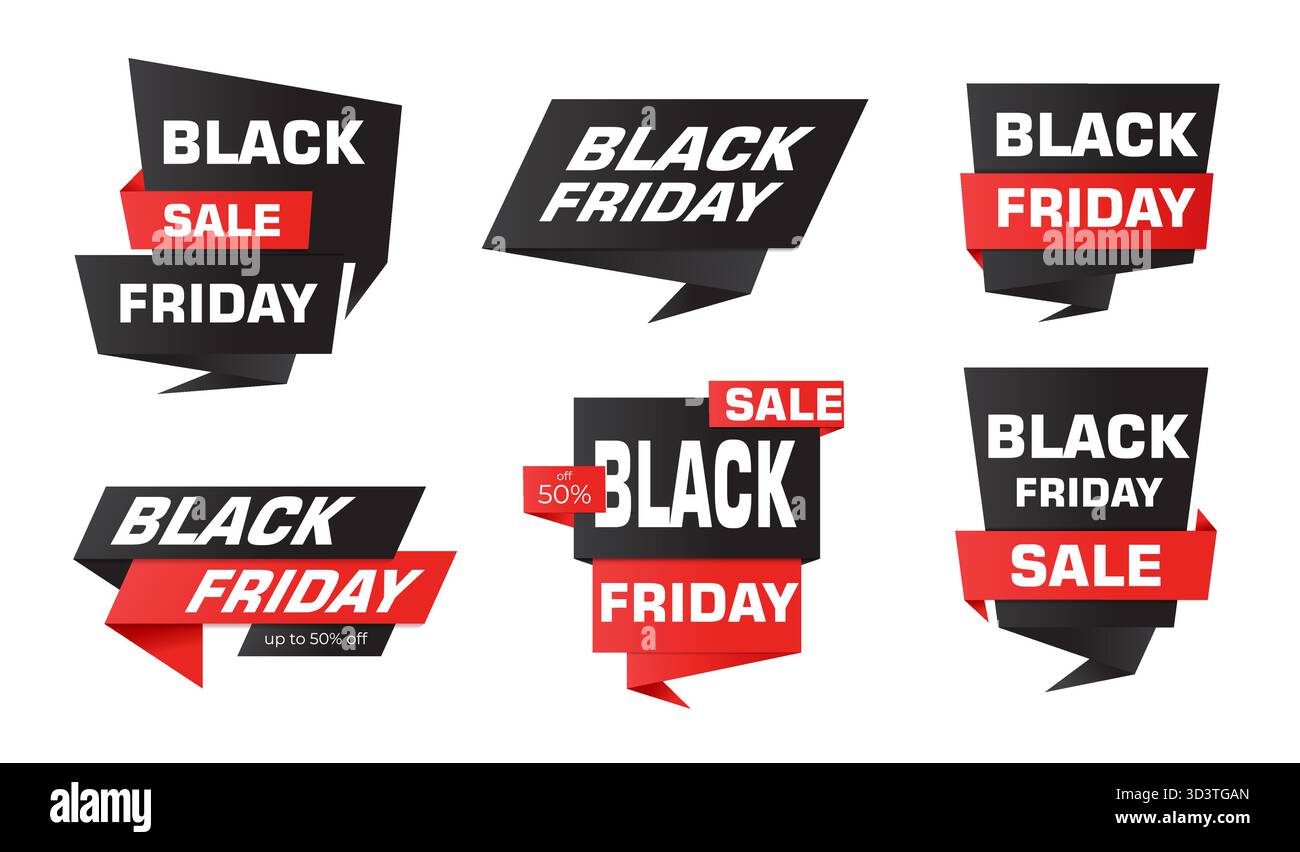 Sale banners isolated discount Stock Vector Images - Alamy