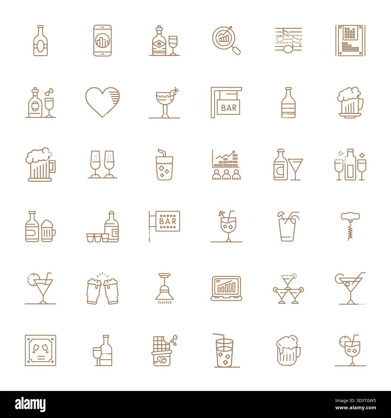 Beer icons high quality Cut Out Stock Images & Pictures - Alamy
