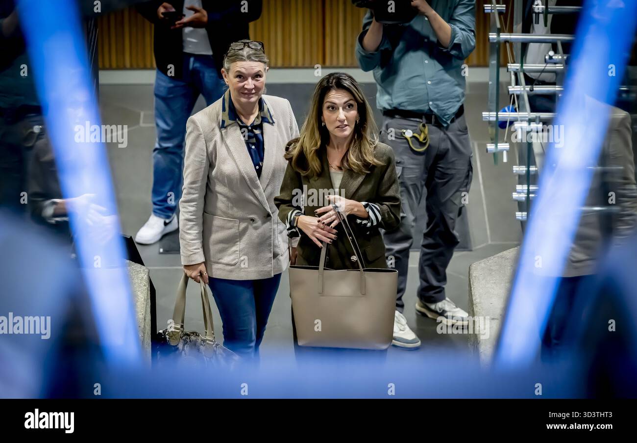 THE HAGUE - VVD scout Wouter Koolmees, Dilan Yesilgoz, is holding talks ...